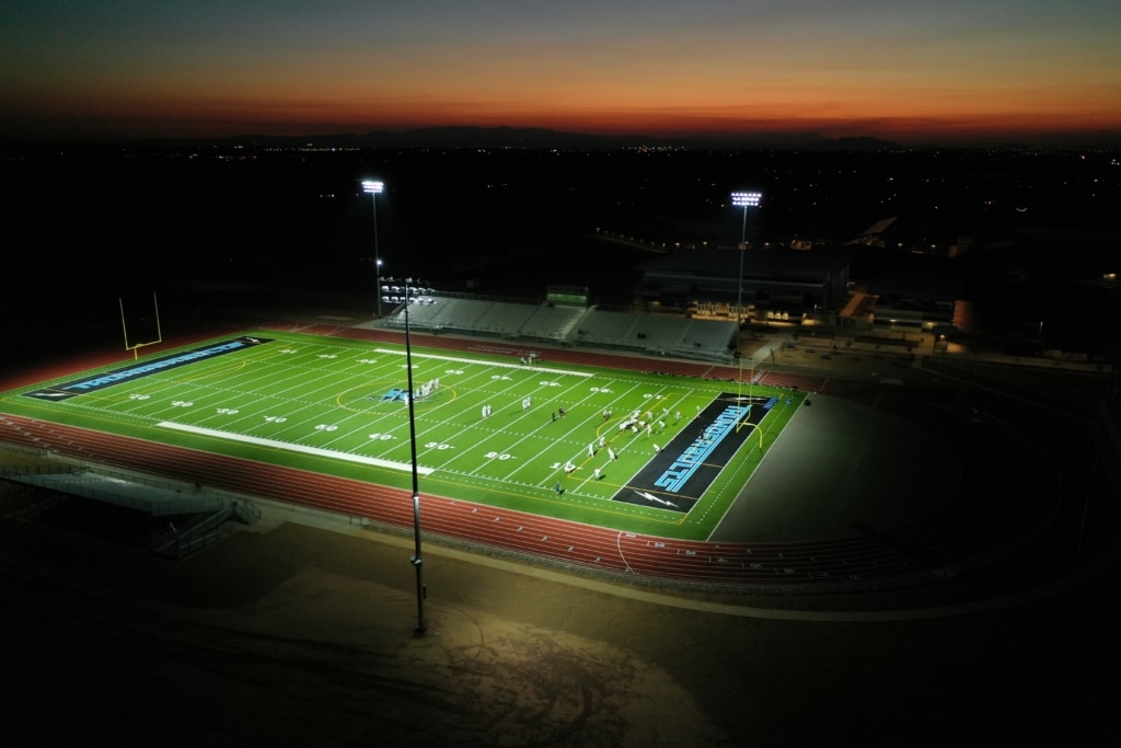 Mica Mountain High School Sports Fields | Techline Sports Lighting